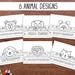 Printable Birthday Crown, Animal Paper Crown Craft, Kids Birthday ...