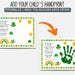 St Patricks Day Handprint Craft, Saint Patrick Handprint Art, Handprint ...