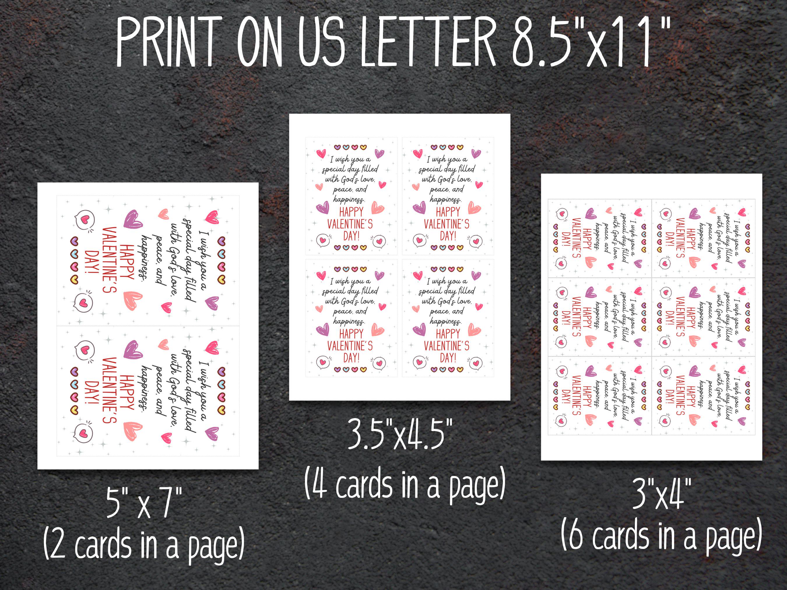 Christian Valentine Prayer Card, Christian Valentine Tag, Religious ...