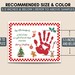 Christmas Handprint Placemat, Christmas Handprint Art, Handprint Poem ...