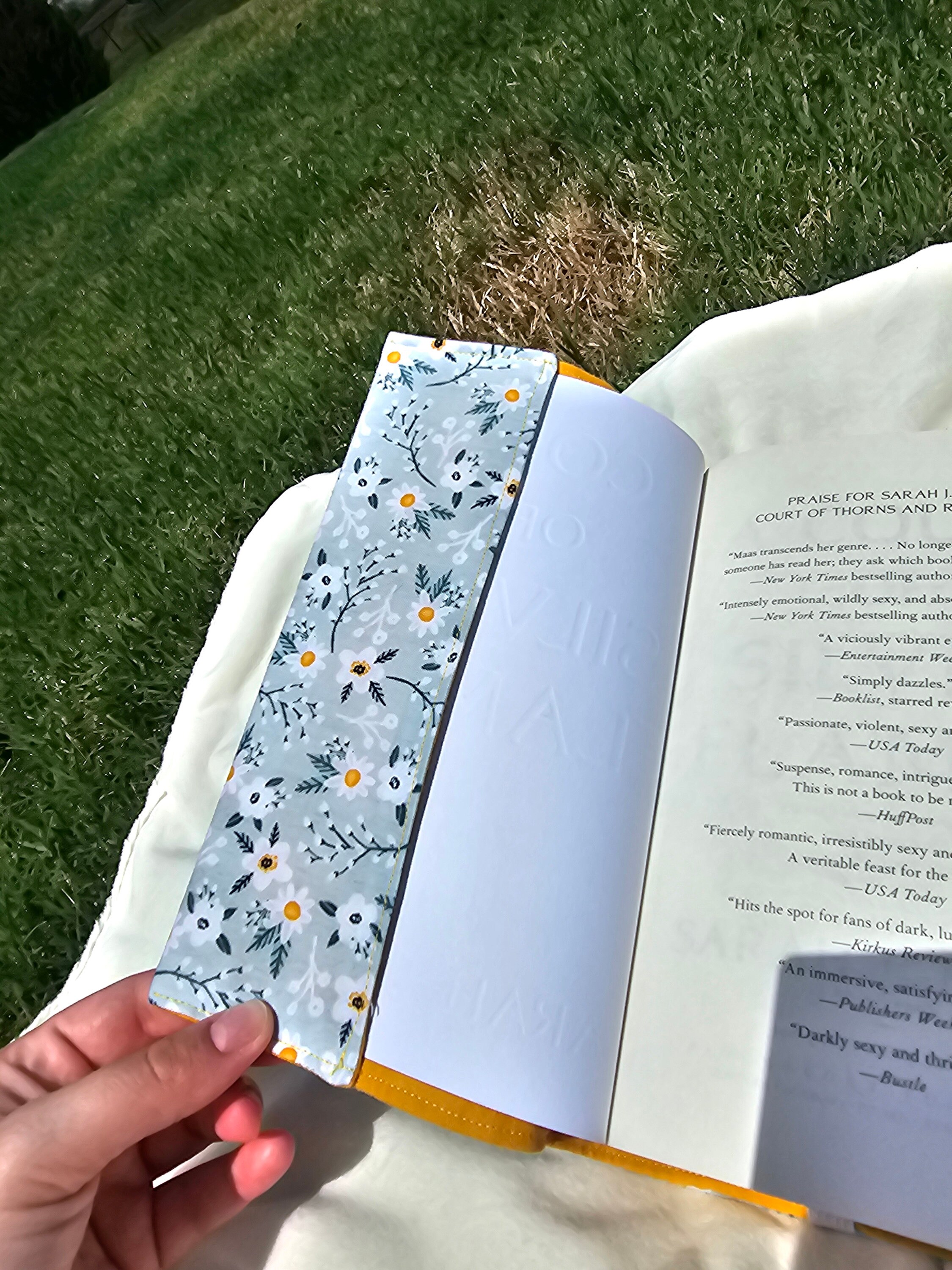 Adjustable Fabric Book Cover - Etsy