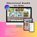 Educational Busy Book Bundle for Kids Activity Book Template Editable ...