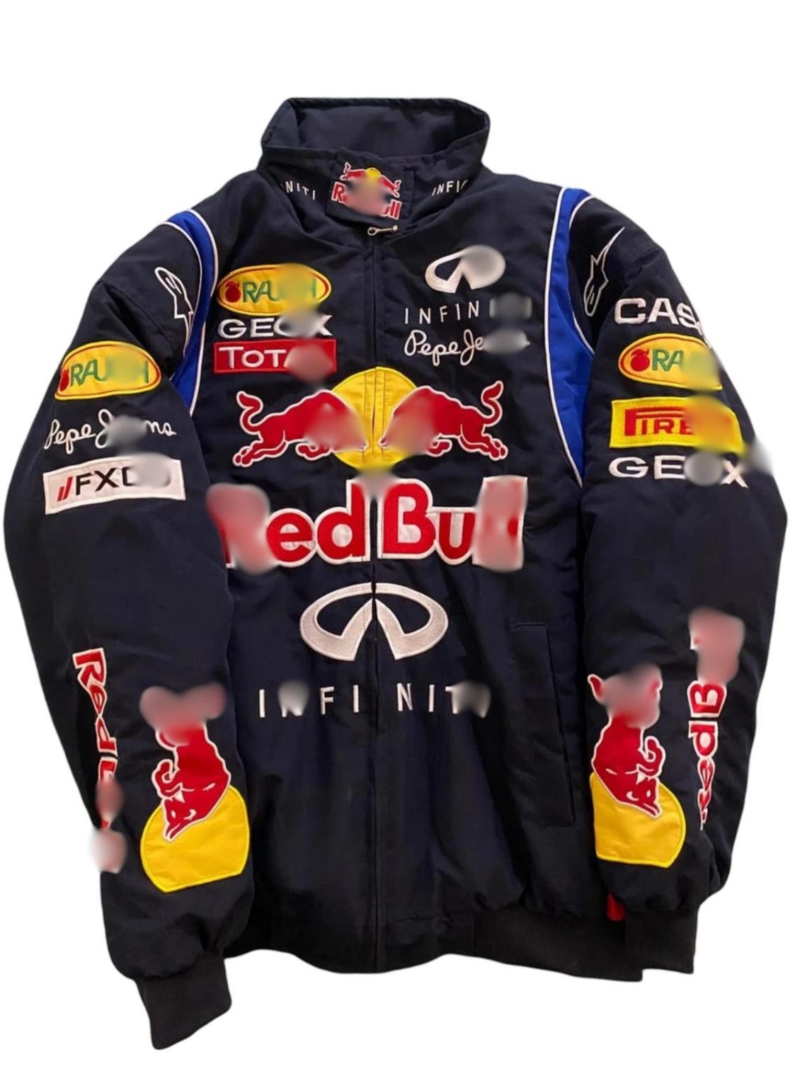 Vintage F1 Racing Jacket All Designs Embroidery Patches Y2k Style ...