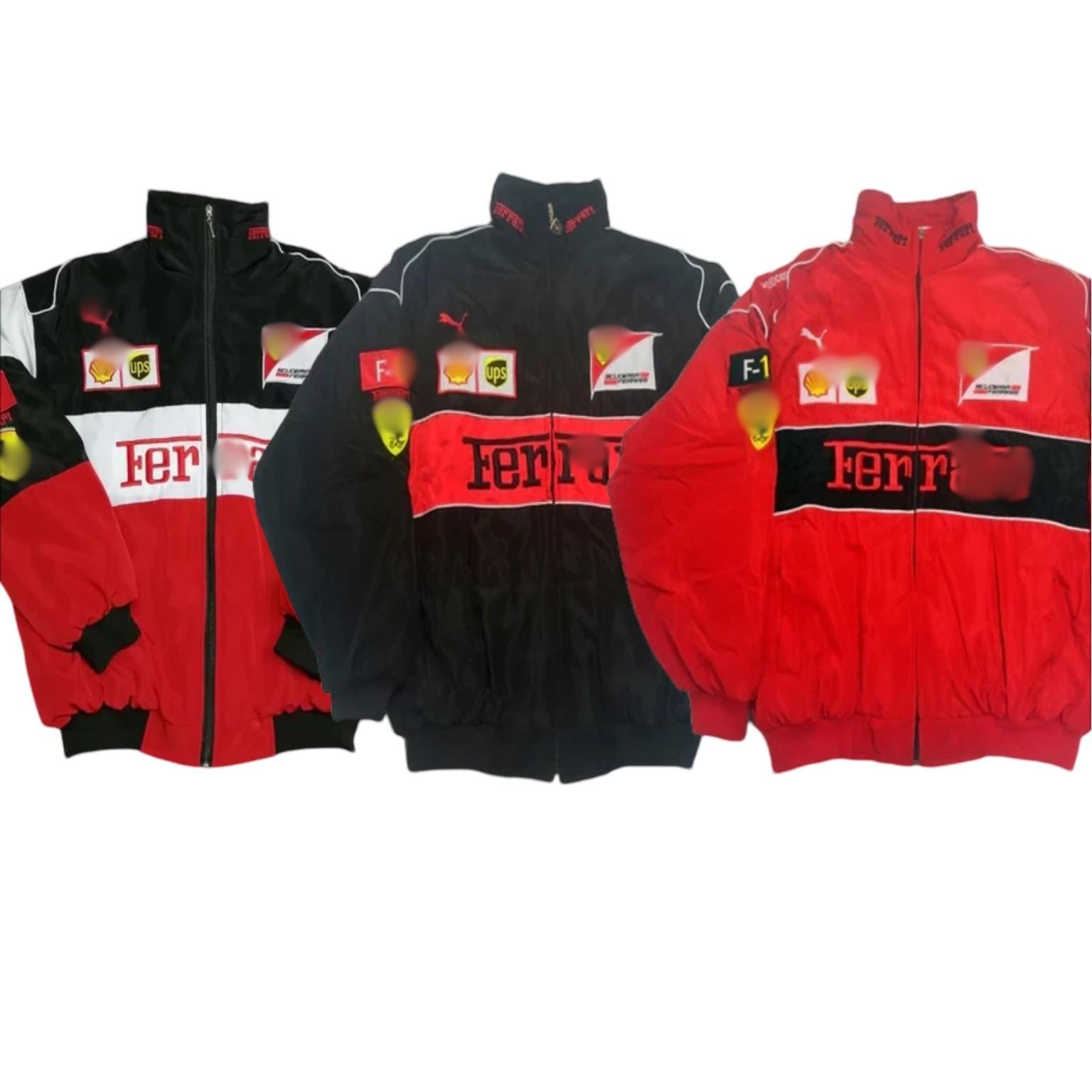 Vintage F1 Racing Jacket All Designs Embroidery Patches Y2k Style ...