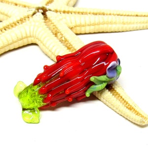 1 Glassbead Mermaid, Lampwork, Muranoglass, as Bead or Pendant, Ready ...