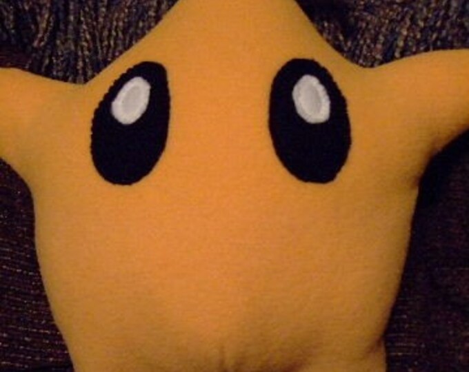 Super Mario Galaxy Yellow Luma Plush - Etsy