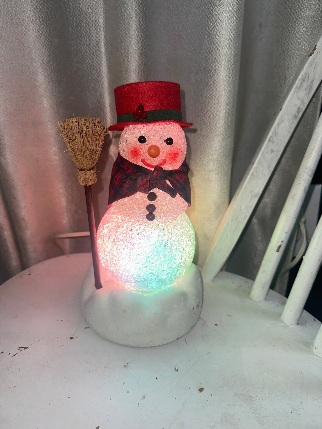 Vintage Avon Chilly Sam Light up Snowman - Etsy