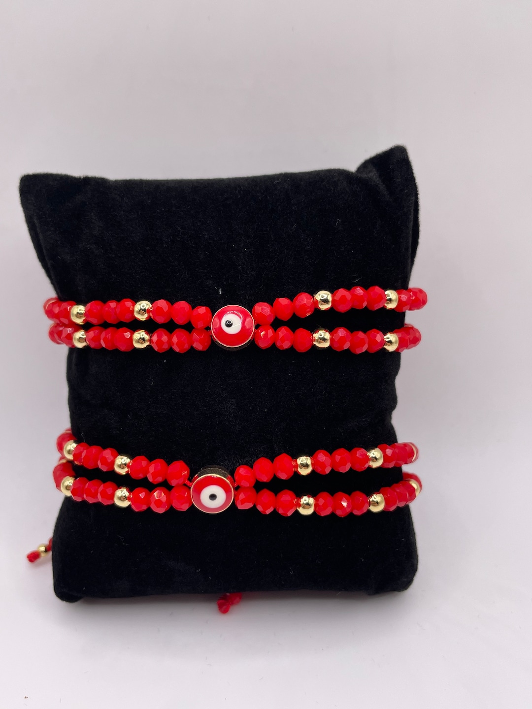 Red Evil Eye Bracelet - Etsy