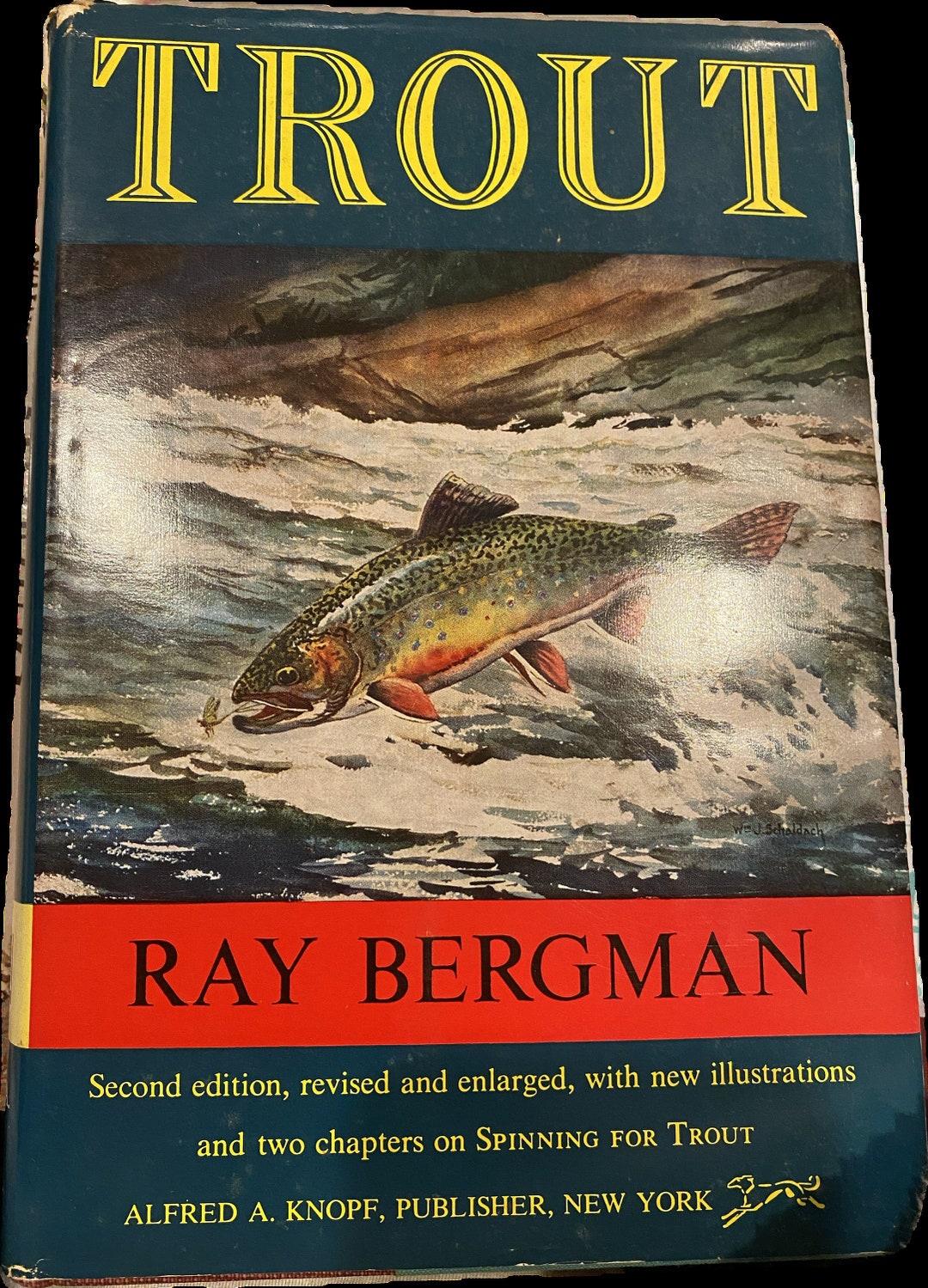 TROUT. by Ray Bergman 1960's Retro Lake House Decor Book. Ideal for ...