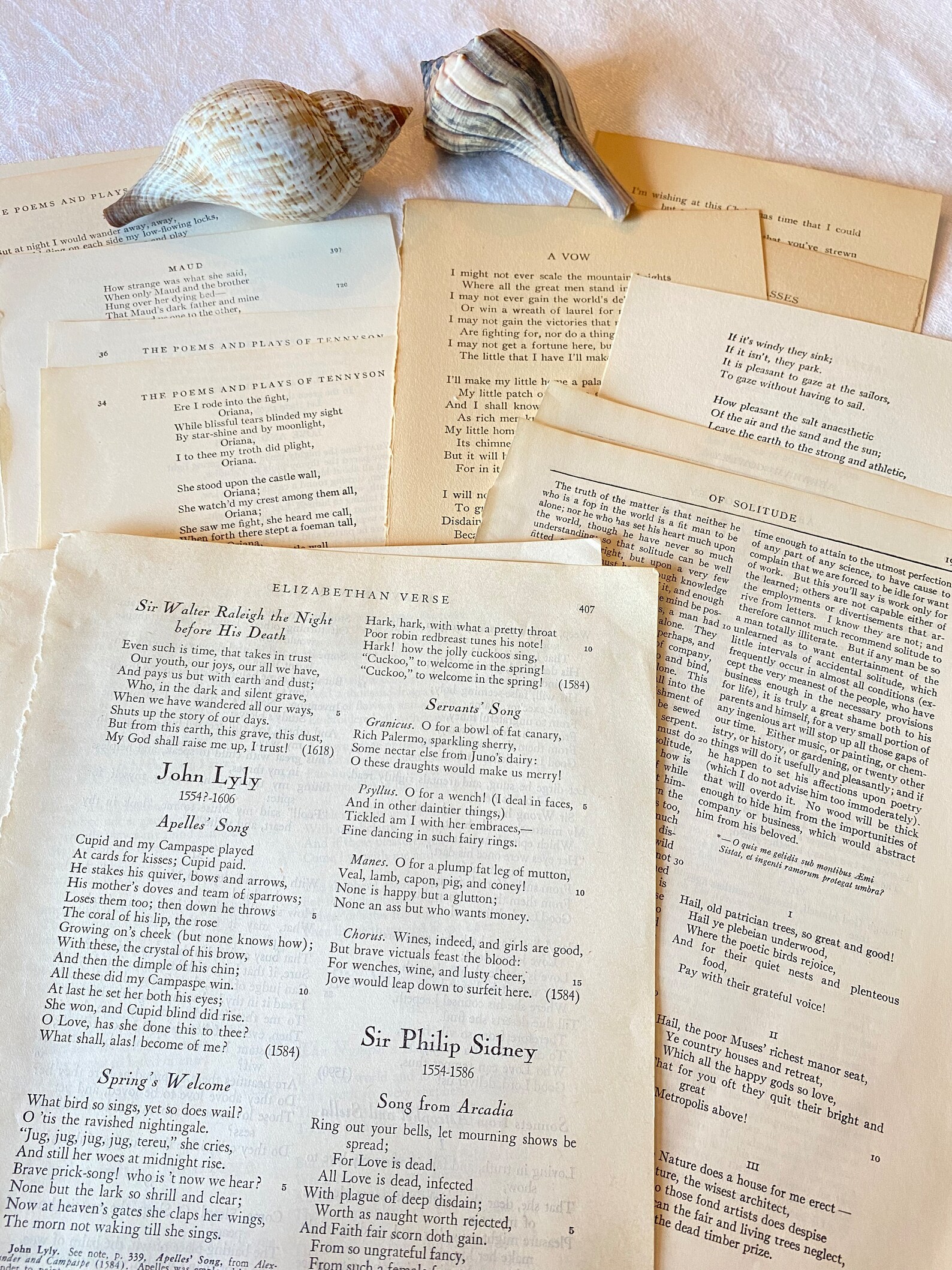 Poetry Collage Kit With Old Book Pages for Journaling.large Curated ...
