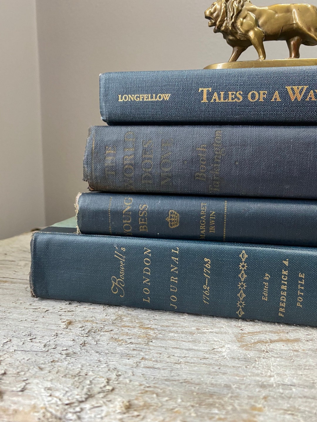 Eclectic Stack of Books for Aesthetic Room Decor. Poetry Literature ...