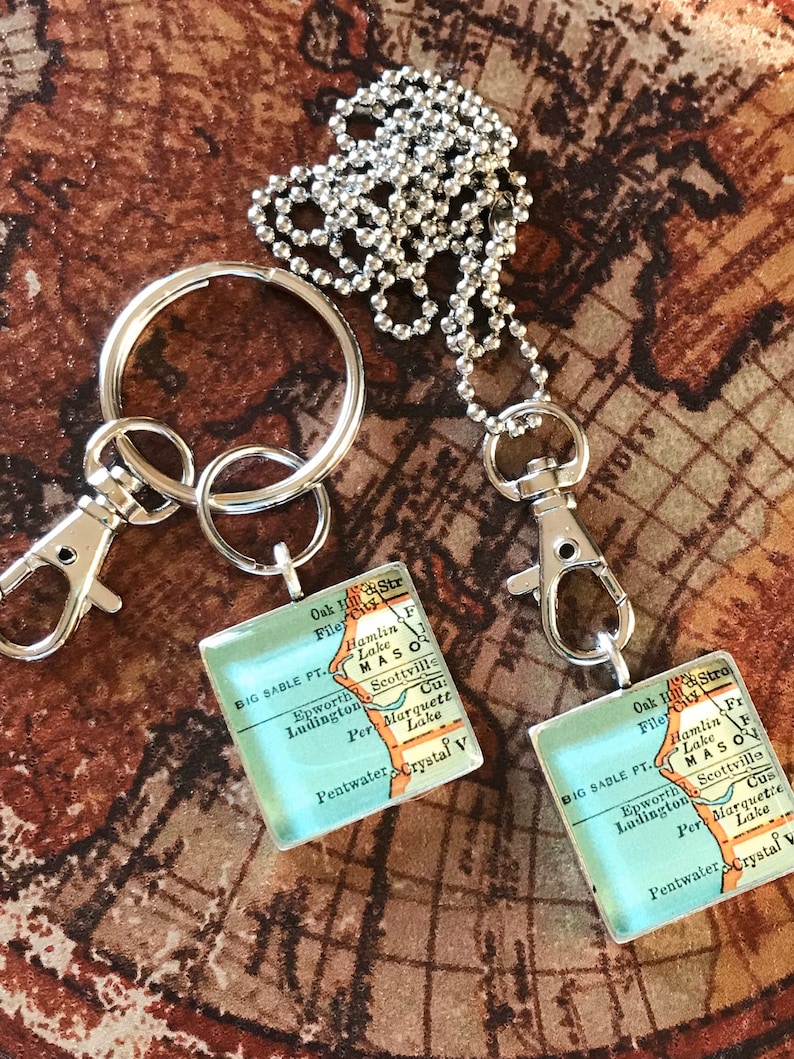 St. Croix Map Keychain for Anniversary Gift for Boyfriend. Unique ...