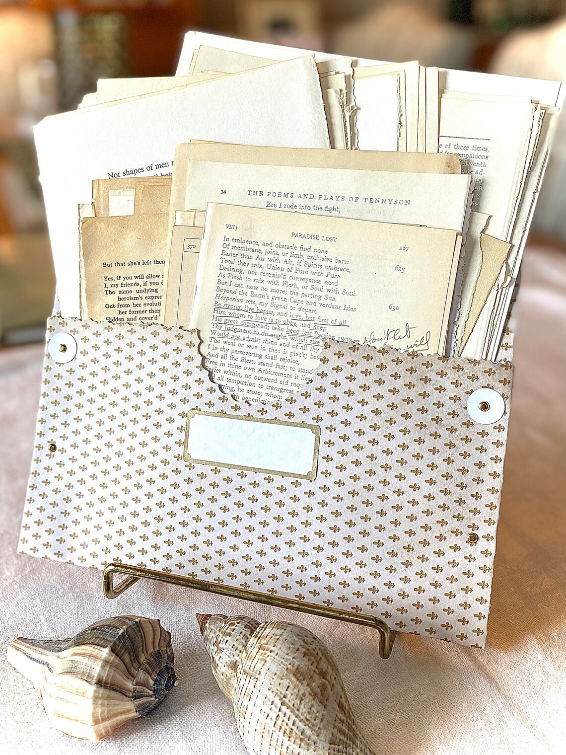 Poetry Collage Kit With Old Book Pages for Journaling.large Curated ...