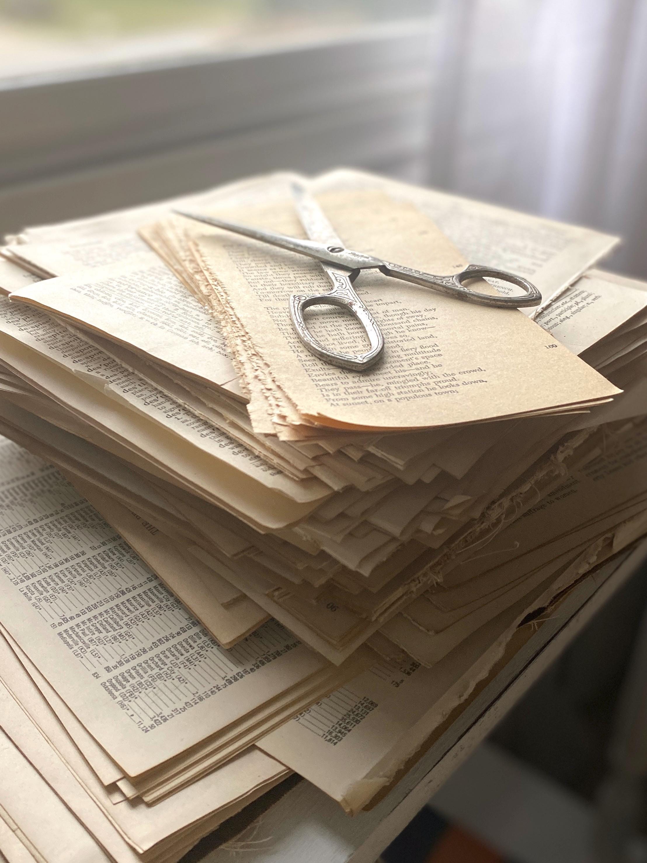 Vintage Book Boards for Handmade Journal Making-empty Book Covers ...