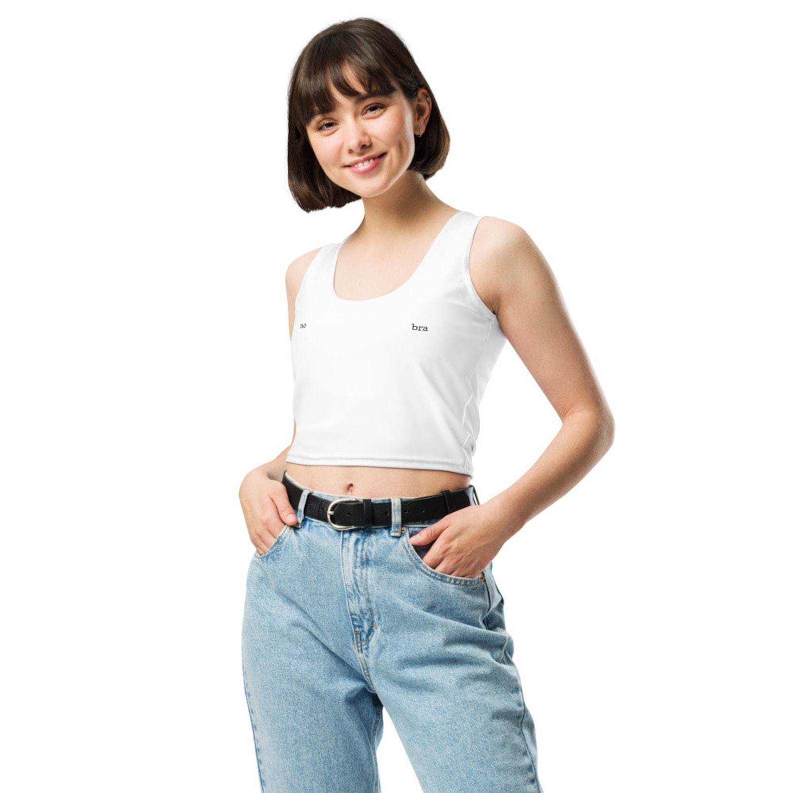 Crop Top | No Bra Club | Original Design | Summer Outfit | Sexy Crop ...