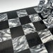 Black and Grey Marble Chess Set - Etsy