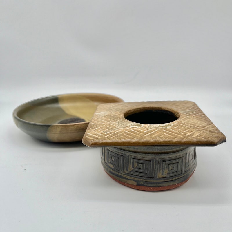 Greek Key Vase - Etsy