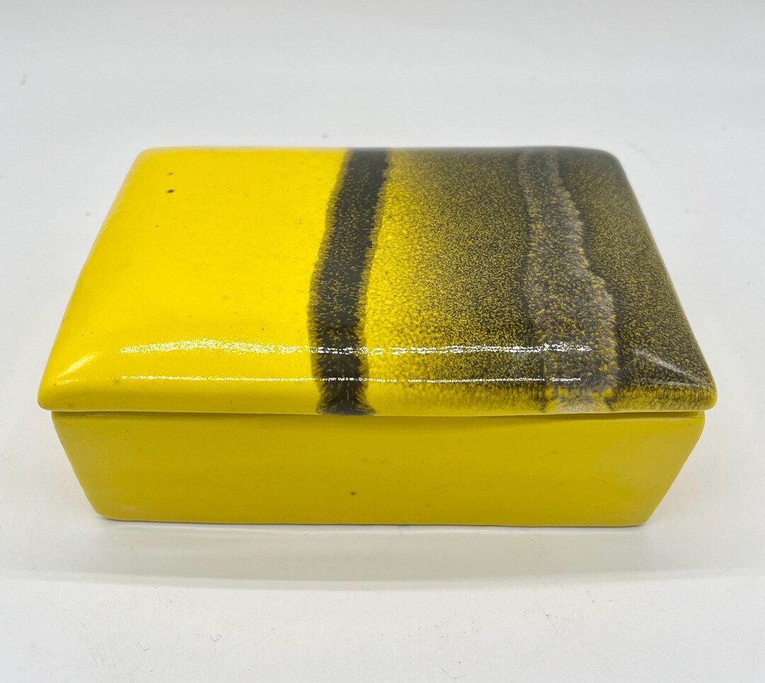 Vintage Raymor Italian Pottery Cigarette Box - Etsy