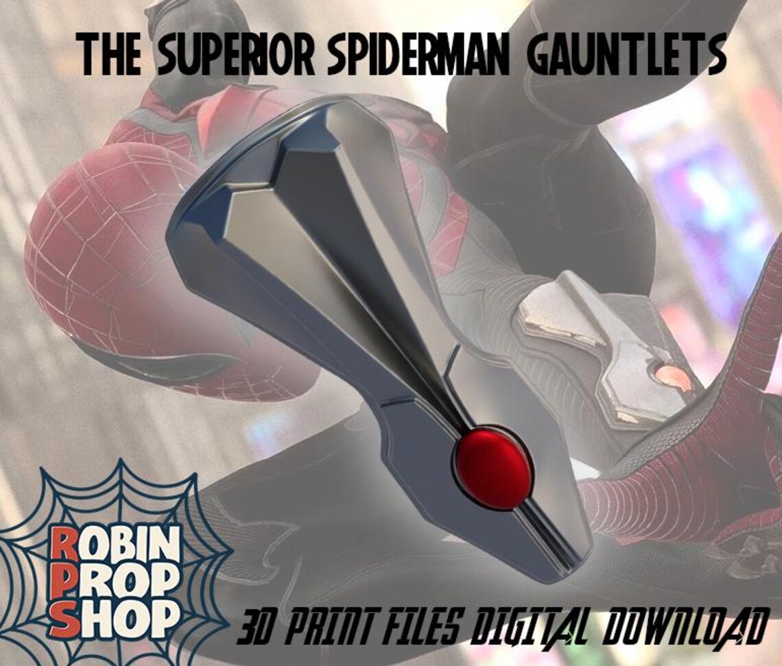 RPS the Superior Spiderman's Gauntlets STL File – Digital Download – 3D ...