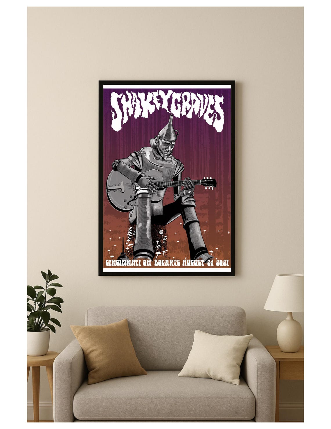 Official Screen Printed Shakey Graves Cincinnati 2021 Concert Poster ...