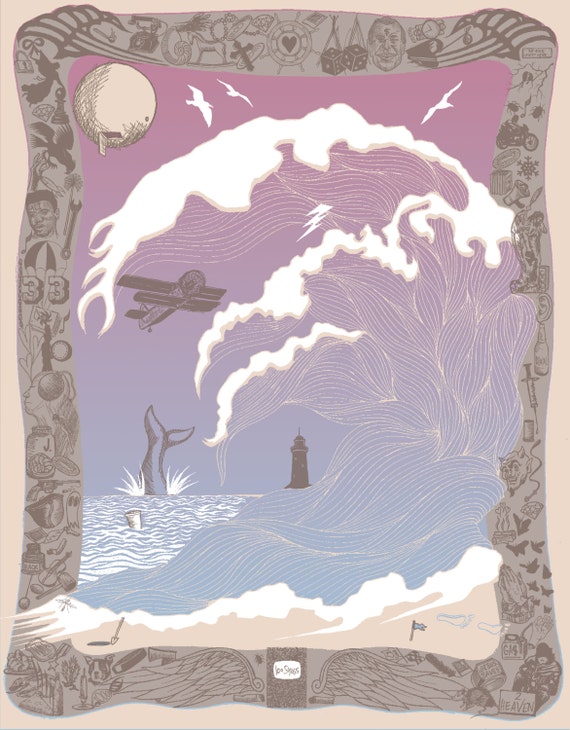 Brian Methe 100 Songs Screen Print S/N Hand Drawn - Etsy