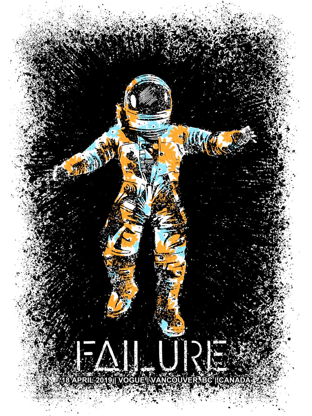Official Failure Screen Printed Concert Poster 2019 - Etsy