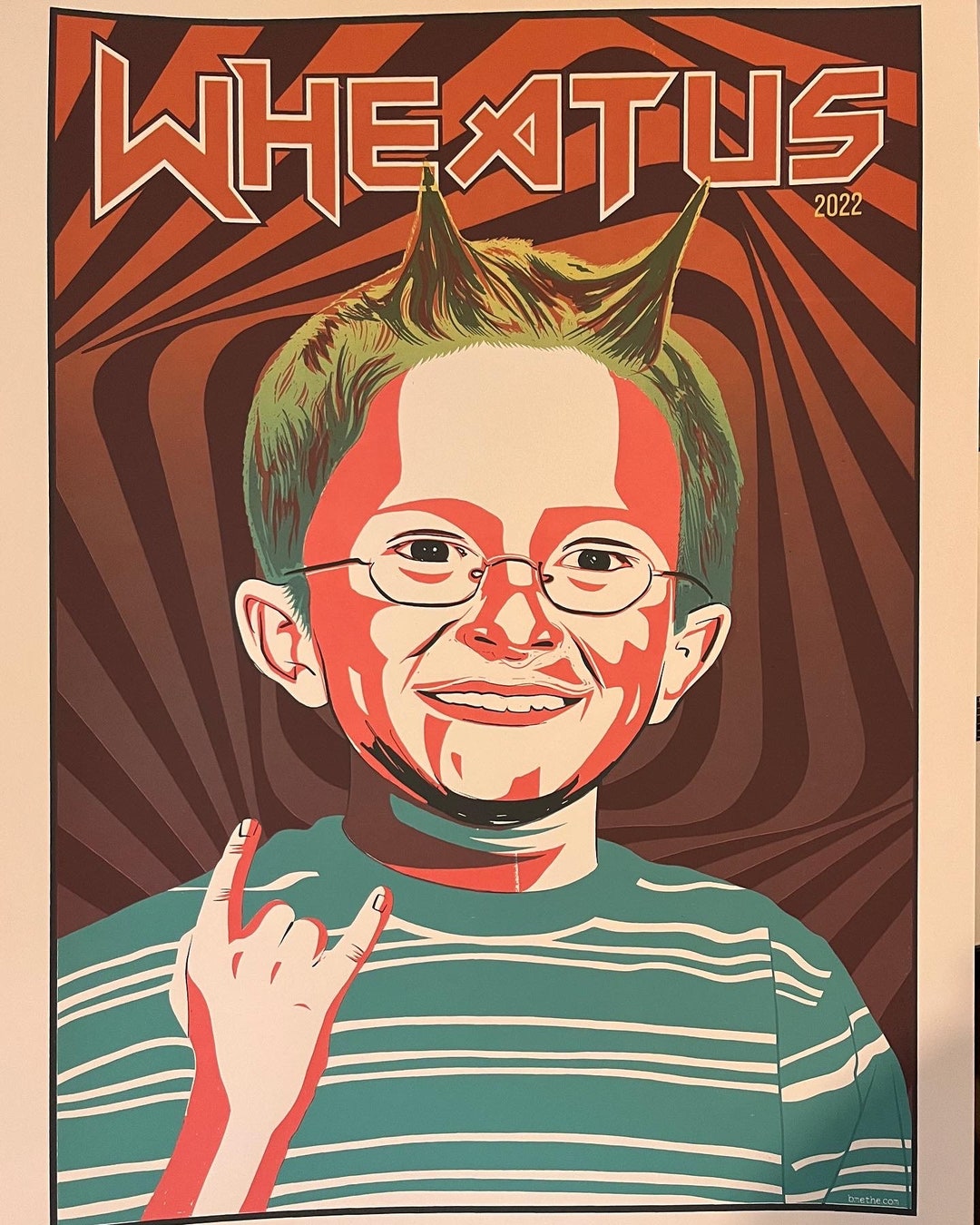 Official Wheatus Screen Printed Gig Tour Poster 2022 VERY LIMITED ...