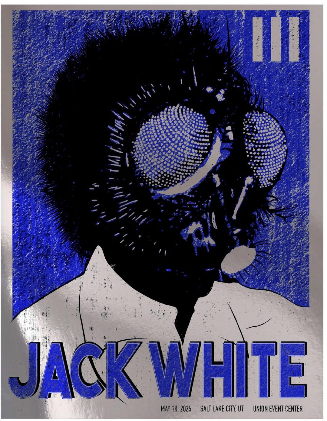 Official Foil Jack White Concert Poster: SLC, May 10 2025, Artist Proof ...
