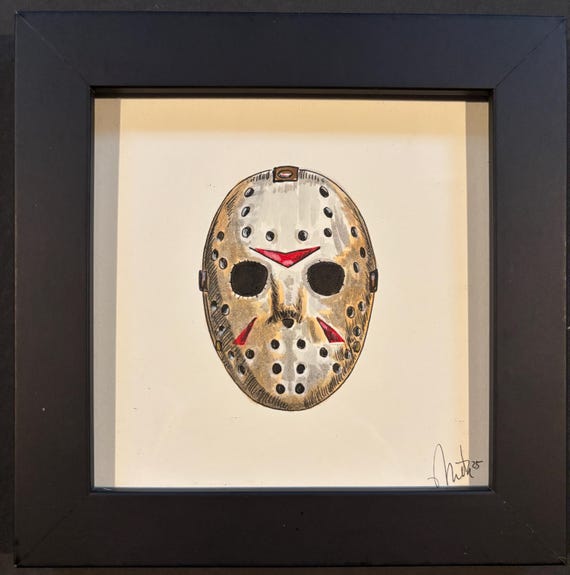 How To Draw Jason Mask Step By Step