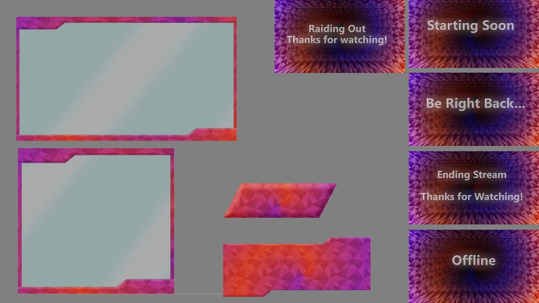 Animated and Static Twitch Overlays - Etsy