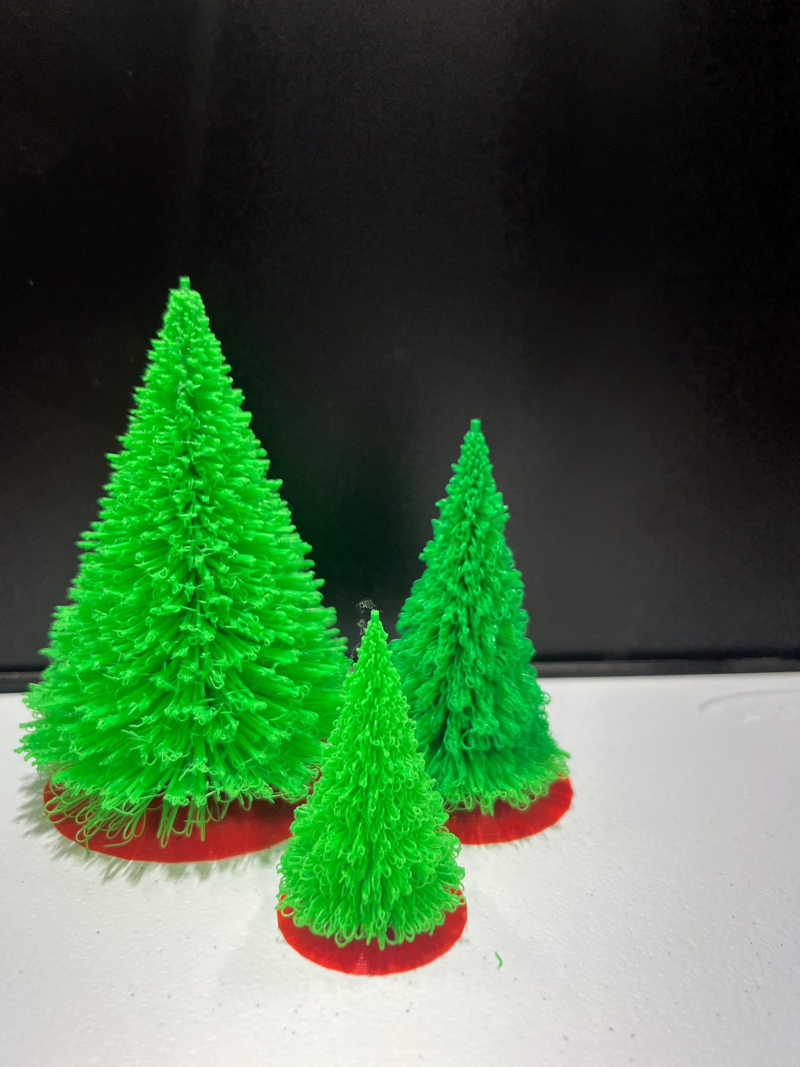 3D Printed Christmas Tree Set - Festive Home Decorations - Etsy