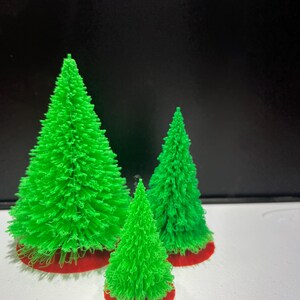 3D Printed Christmas Tree Set - Festive Home Decorations - Etsy