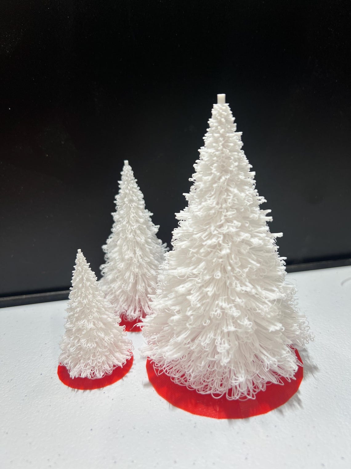 3D Printed Christmas Tree Set - Festive Home Decorations - Etsy