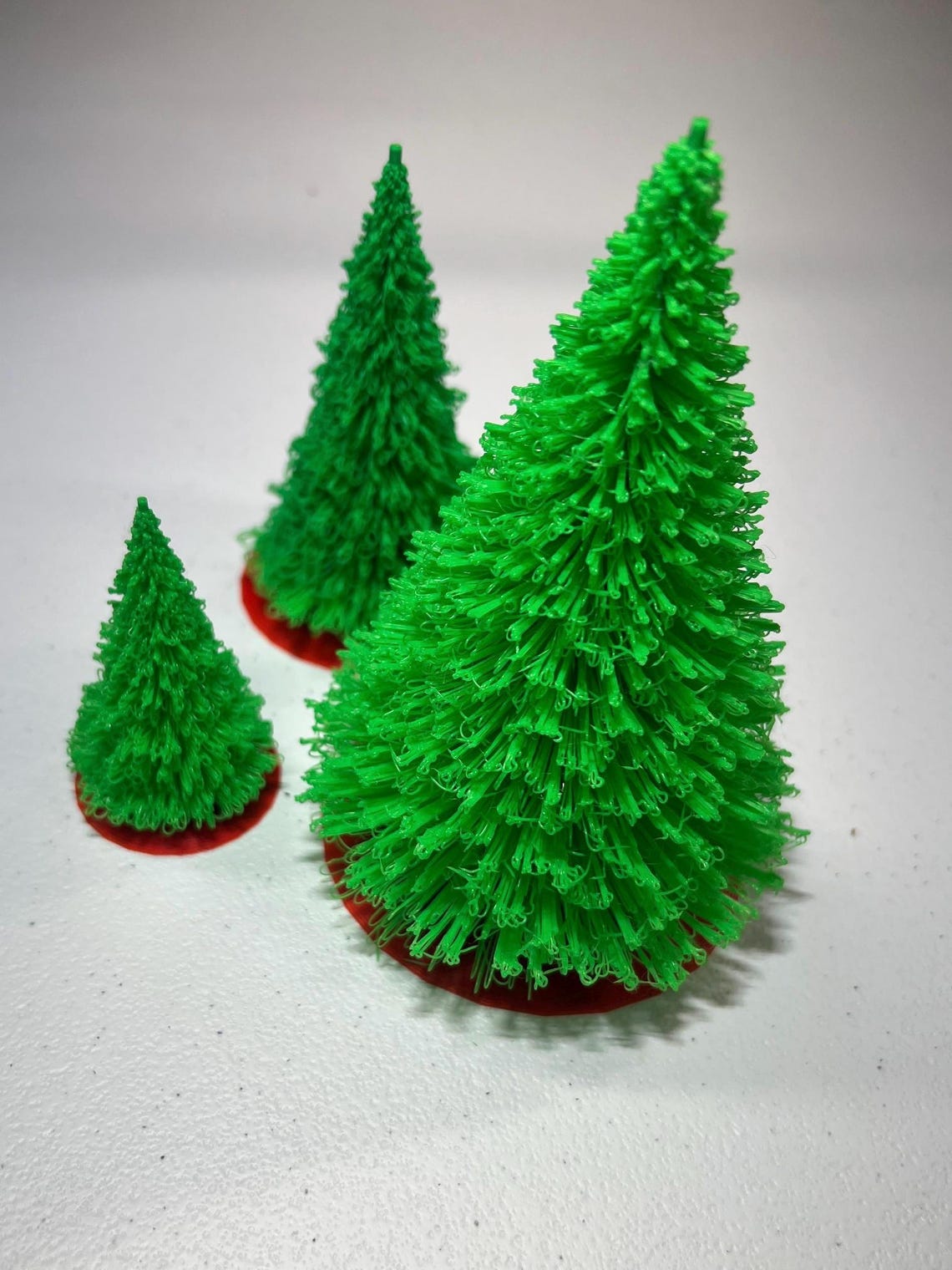 3D Printed Christmas Tree Set - Festive Home Decorations - Etsy