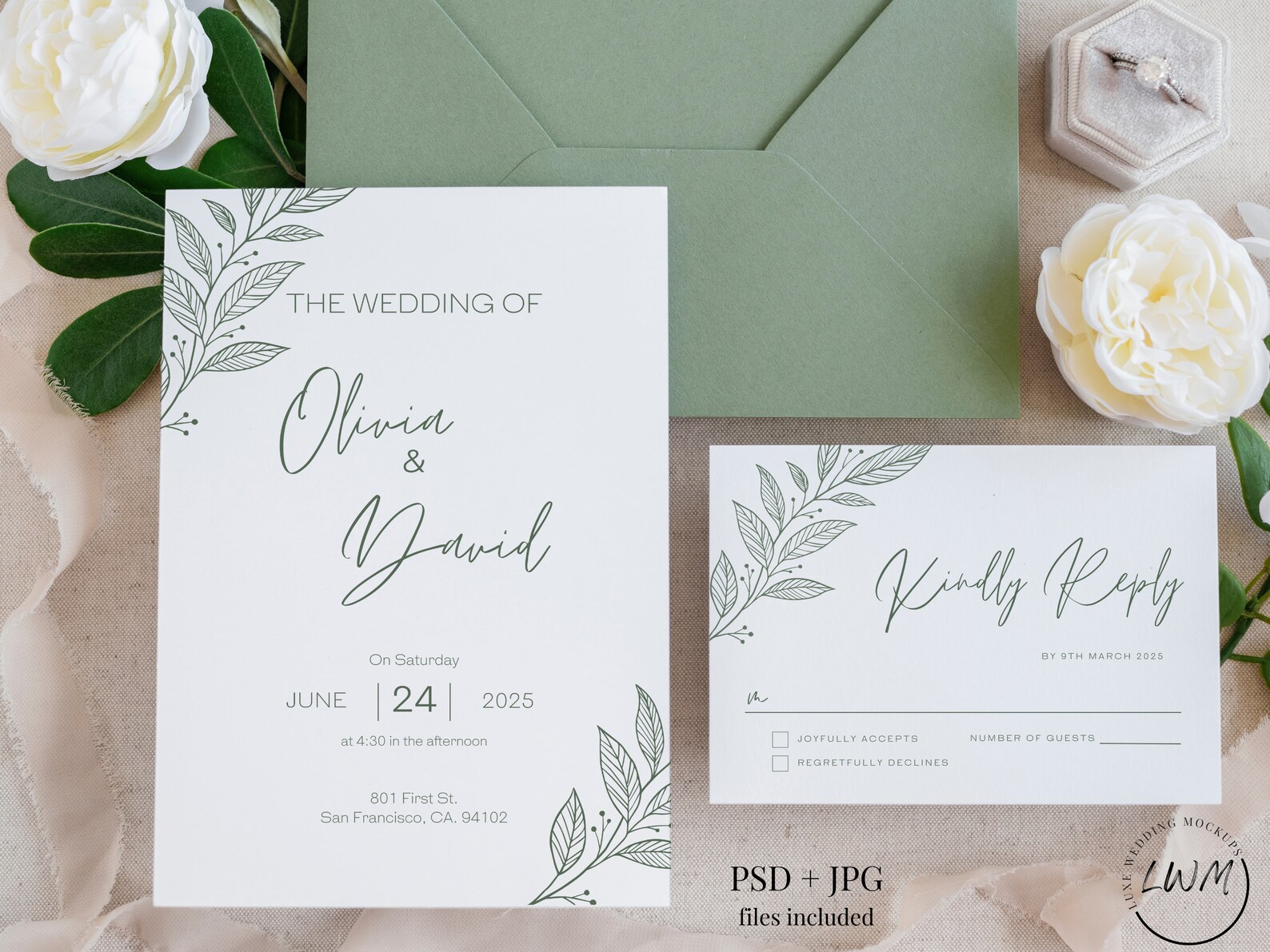 7x5 Invitation Mockup | 5x7 Invite Mockup | Etsy Mockup Invitation ...