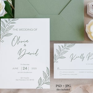 7x5 Invitation Mockup | 5x7 Invite Mockup | Etsy Mockup Invitation ...