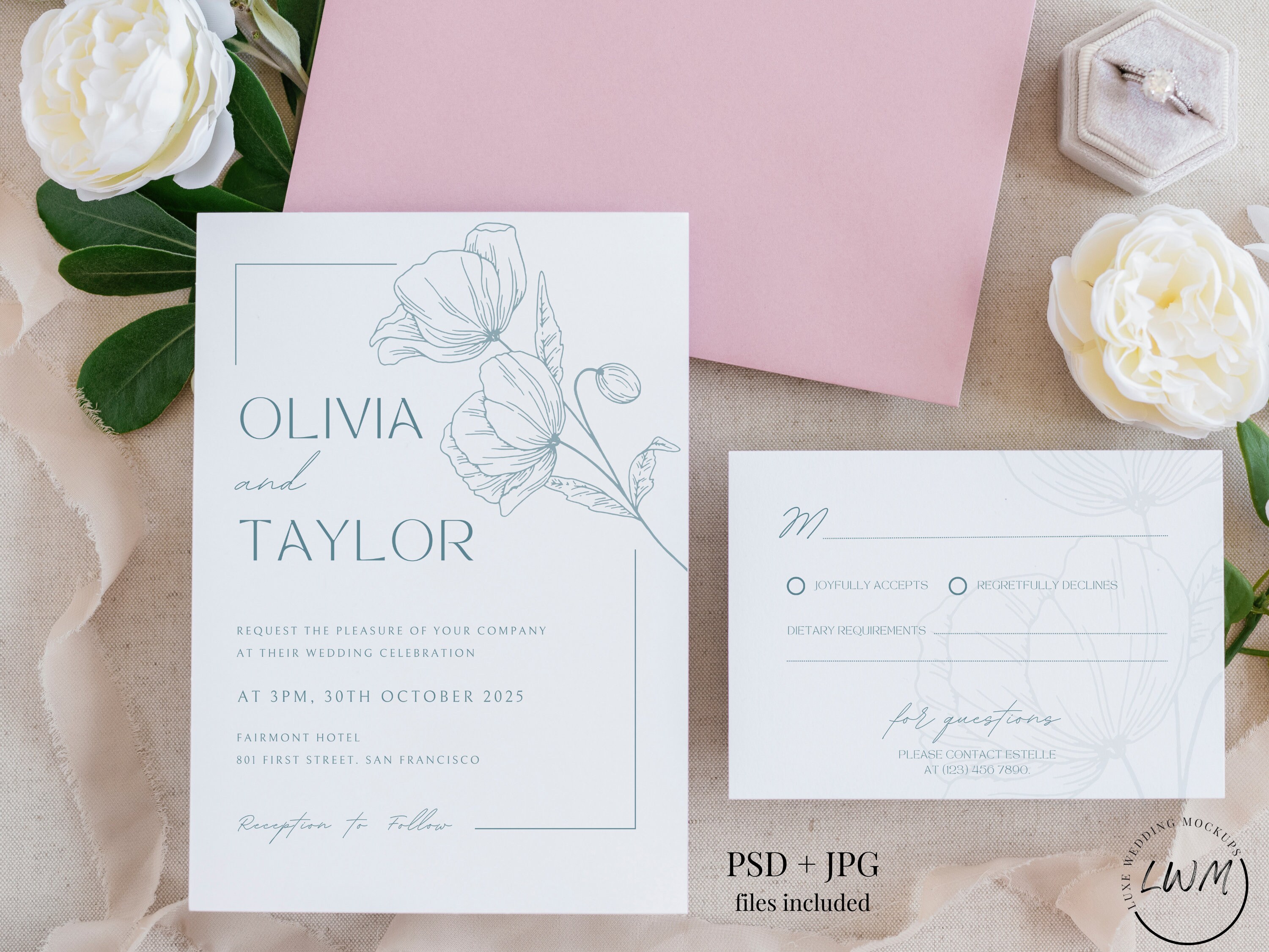 7x5 Invitation Mockup 5x7 Invite Mockup Etsy Mockup Invitation Colorful ...