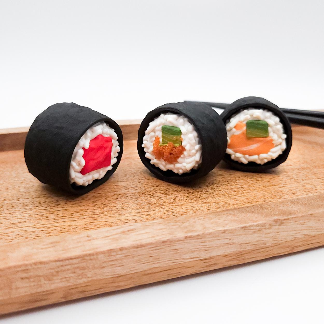 Sushi Fidget Clicker Keychain: Sensory Toy for ADHD & Anxiety Relief - Etsy