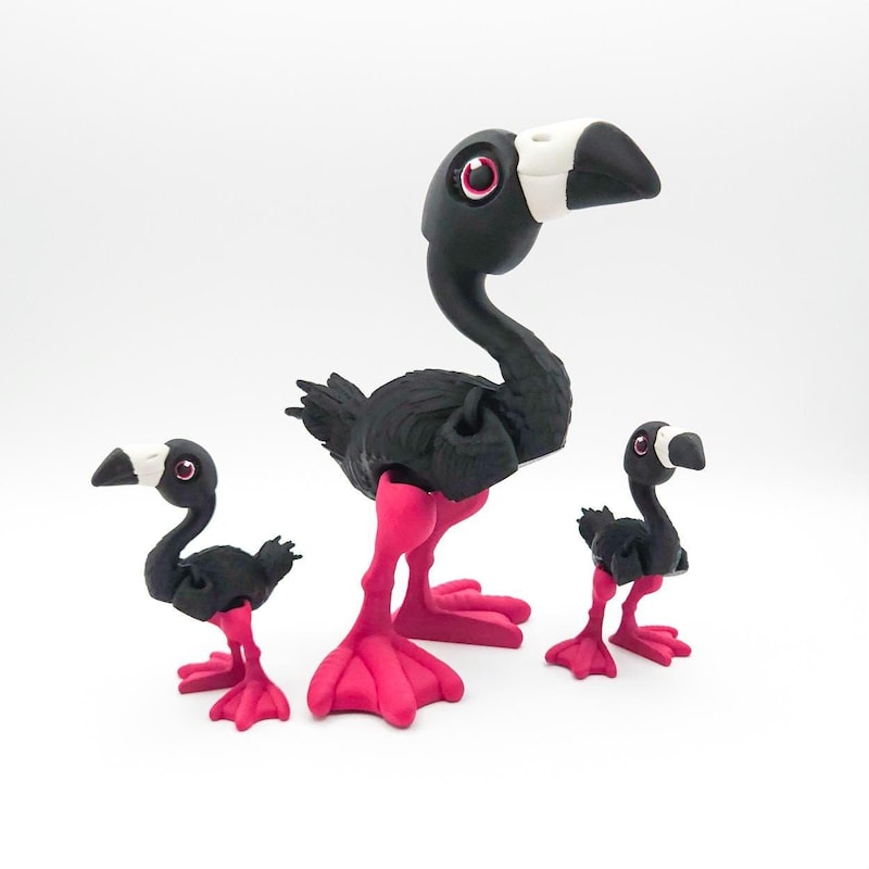Black Flamingo Figure - Etsy