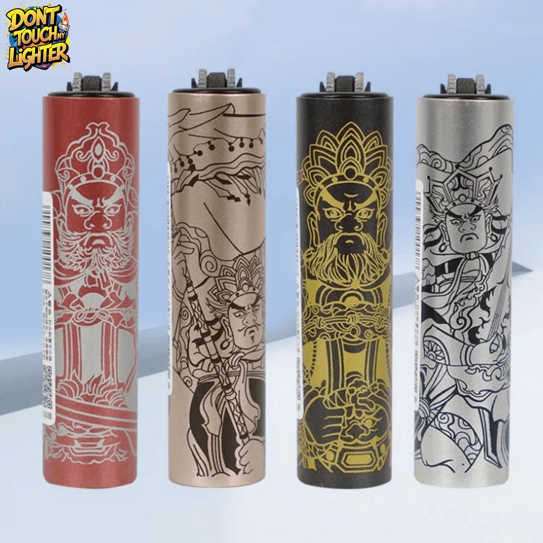 Refillable Gas Lighter With Personality Pattern Original Clipper Set 4 ...