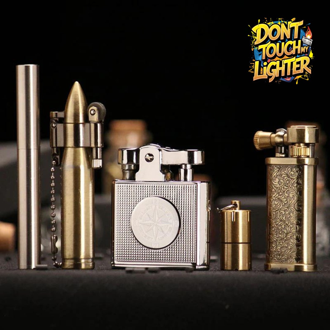 Unique Vintage Bundle Lighter Old Style Lighter Tang Grass Lighter ...