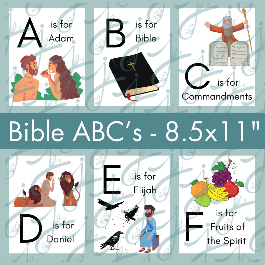 Bible Abc's - Etsy