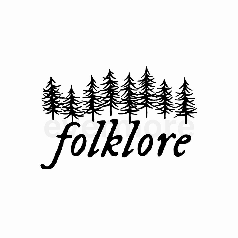 Folklore Swiftie Cutting Machine PNG SVG Instant Download - Etsy