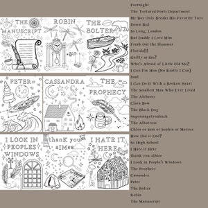 Swift Inspired Coloring Book TTPD PDF Instant Download Party Ideas ...