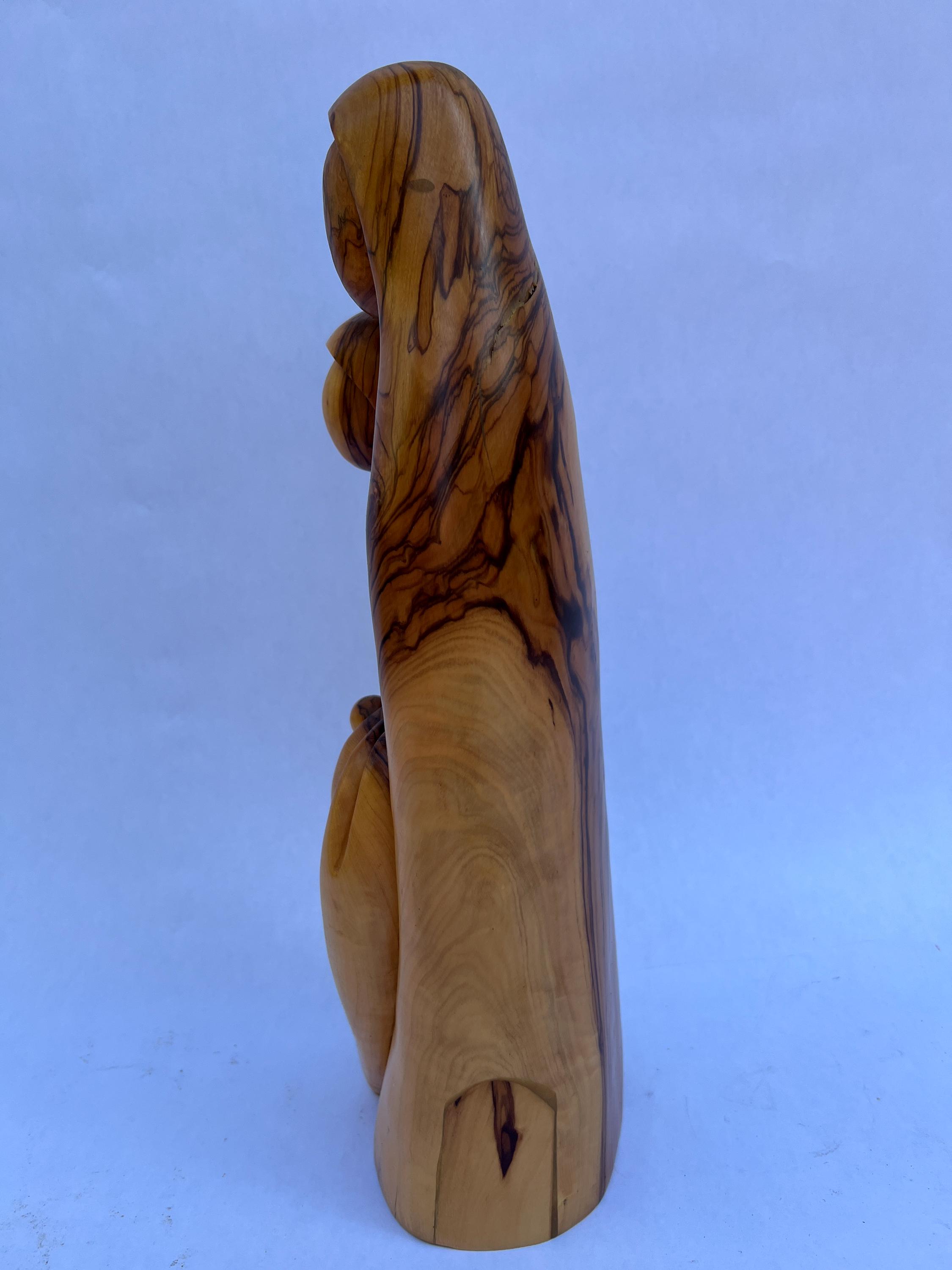 Olive Wood Holy Family Hand Carved From the Holy Land 16"x5.5"x4.5" - Etsy