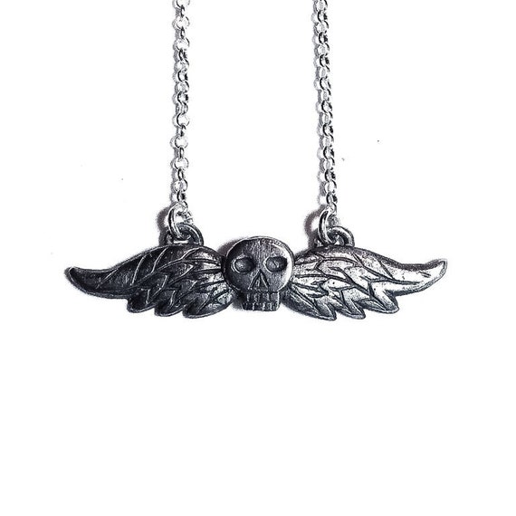 Mini Taphophile Tombstone Necklace in Sterling Silver | Etsy