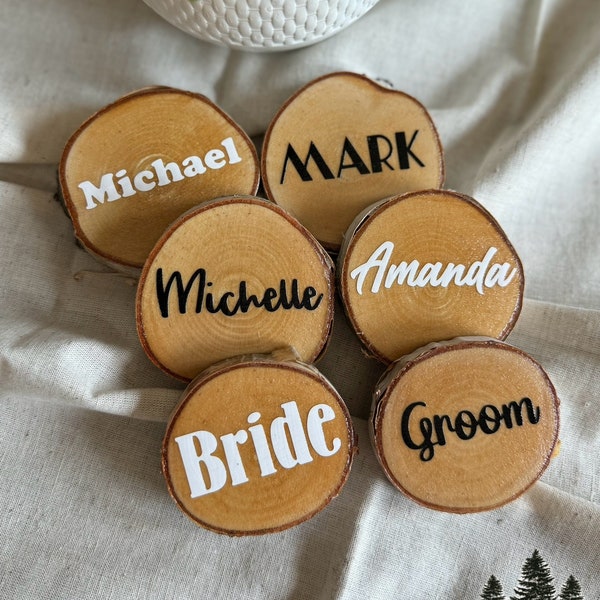 Rustic Birch Wood Tags - Etsy