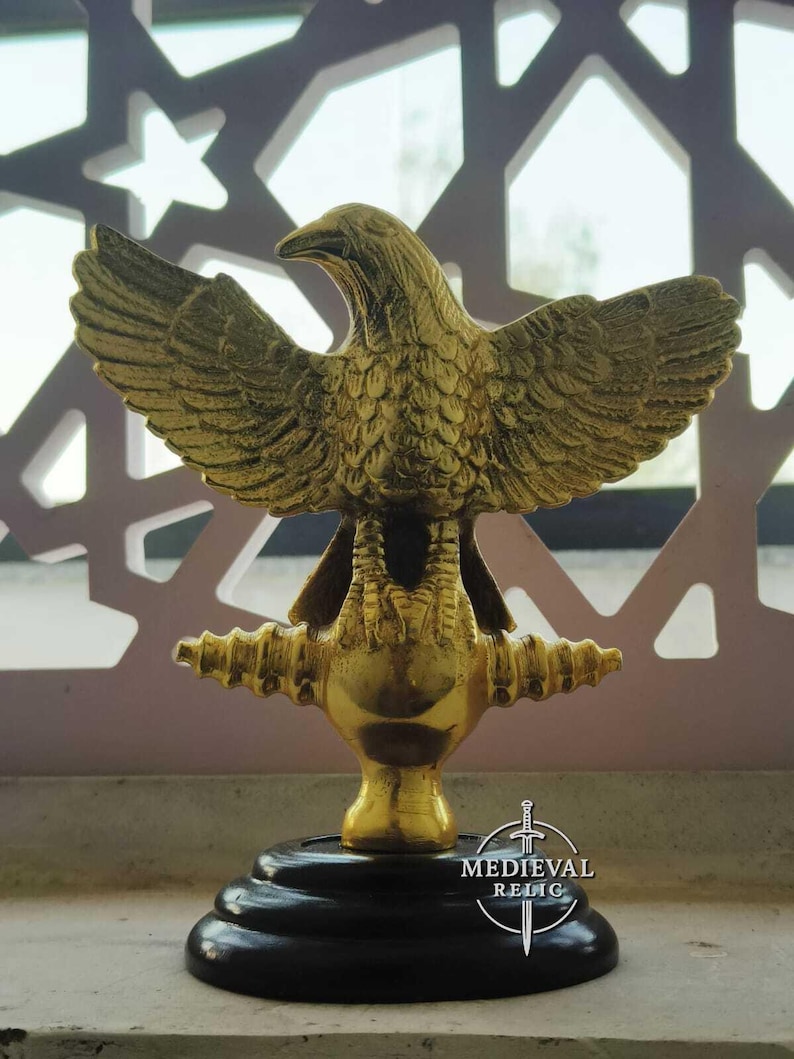 Bronze Roman Eagle Aquila Statue Medieval Military Standard, 17cm - Etsy