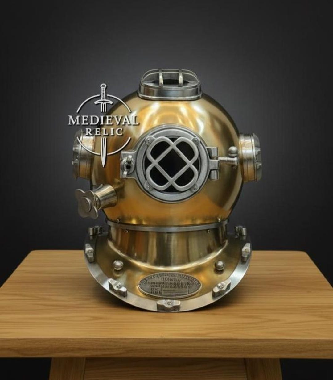 US Navy Mark V Diving Helmet Replica, Nautical Maritime Decor - Etsy