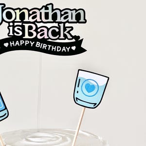 Korean Cake Topper, Custom Personalized Cake Topper, Soju Topper,jinro ...